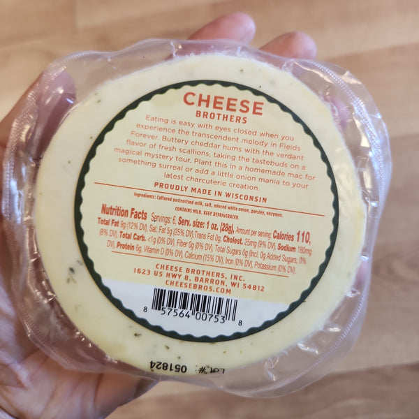 Cheese Brothers - Green Onion Cheddar Fields Forever - 6 oz – Bountiful ...