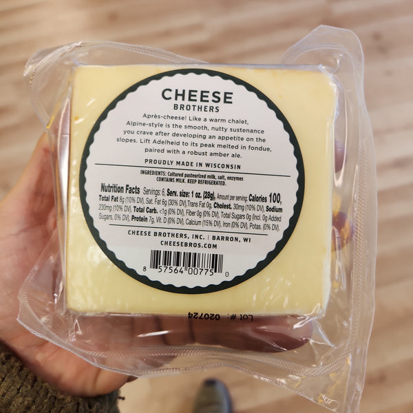 Cheese Brothers - Adelheid - Alpine-Style Cheese - 6 oz – Bountiful ...