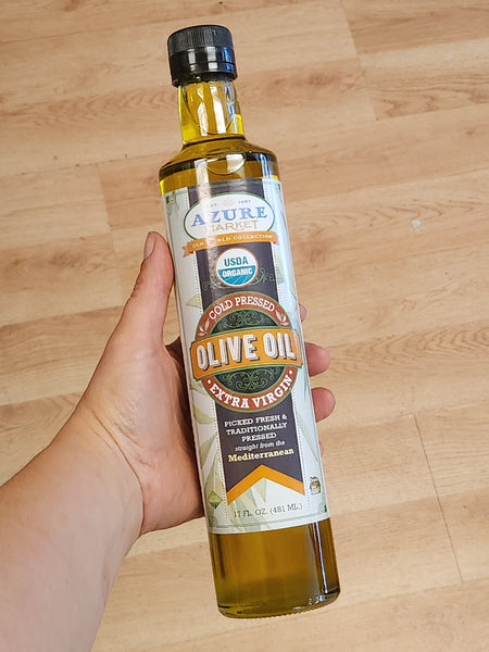 Azure Market Extra Virgin Olive Oil - Organic, Cold-pressed – Bountiful ...